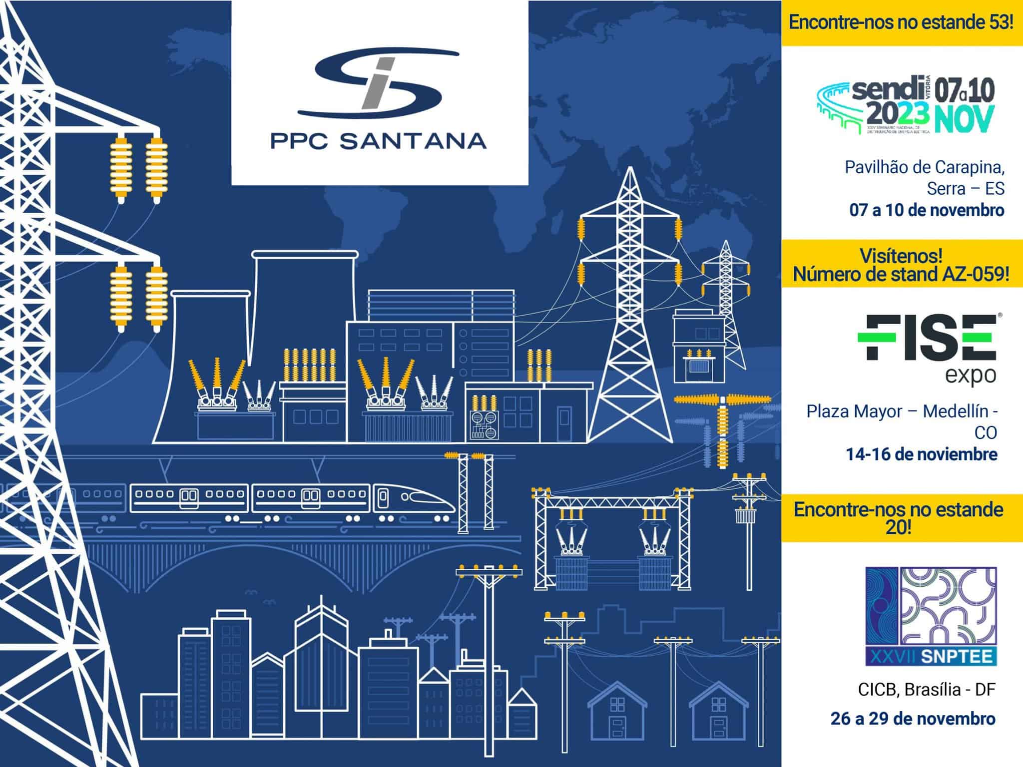 PPC INSULATORS - Santana at the TOP exhibitions in LAM in November 2023